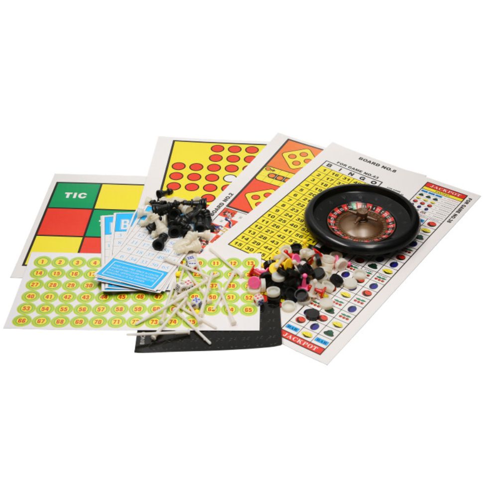 100 Game Compendium Set Snakes And Ladders Ludo – Toys4you