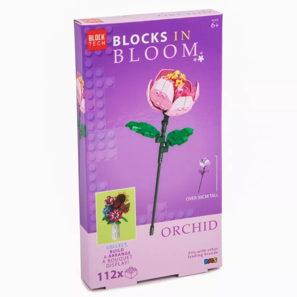 Blocks in Bloom Flowers Orchid Building Blocks Kit – Toys4you