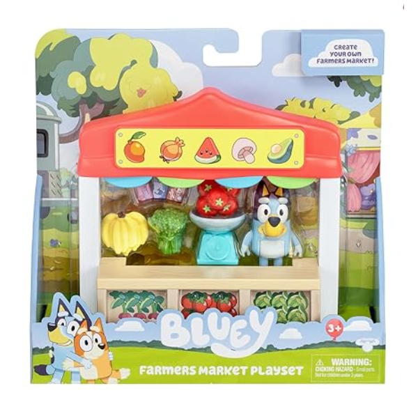 Bluey Farmers Market Playset – Toys4you