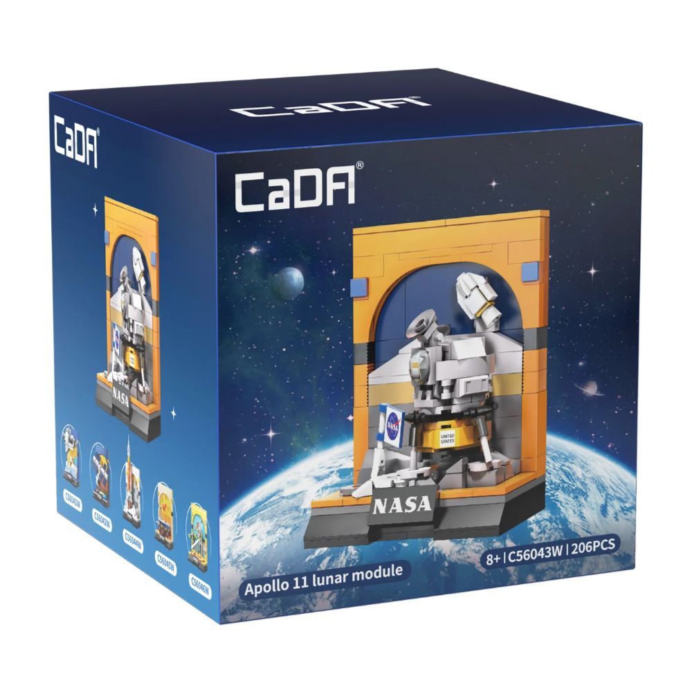 CaDA NASA Apollo 11 Lunar Module Diorama – Toys4you