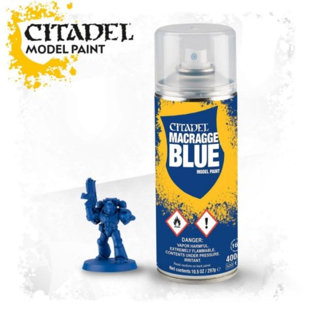 Citadel Colour 400ml Spray Macragge Blue Acrylic Paint – Toys4you