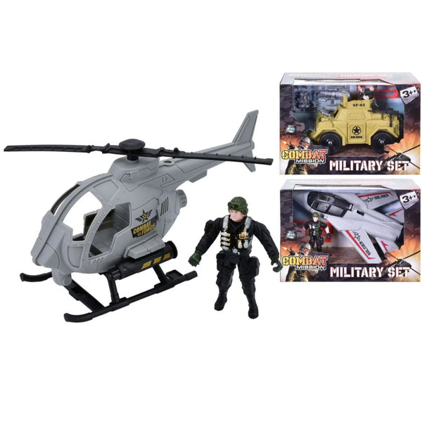 Combat Mission 3 Piece Military Army Toy Set – Toys4you