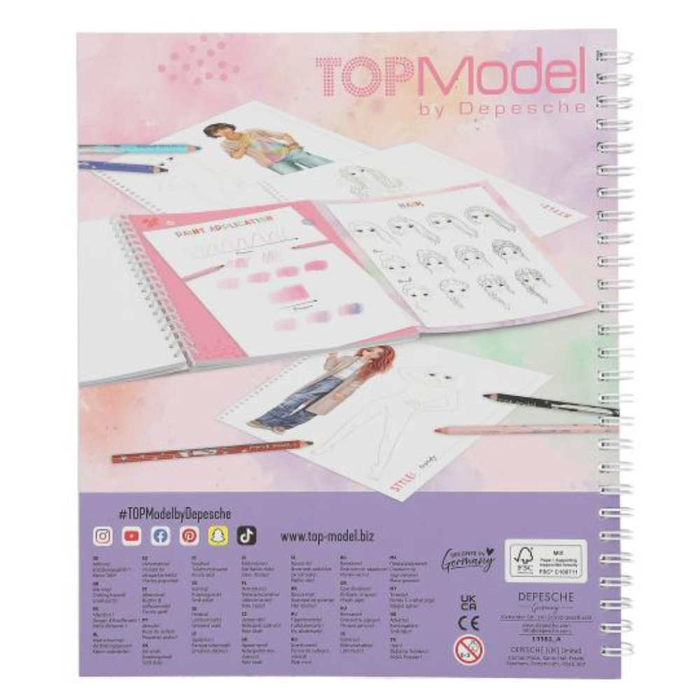 Create Your TOPModel Colouring Book – Toys4you