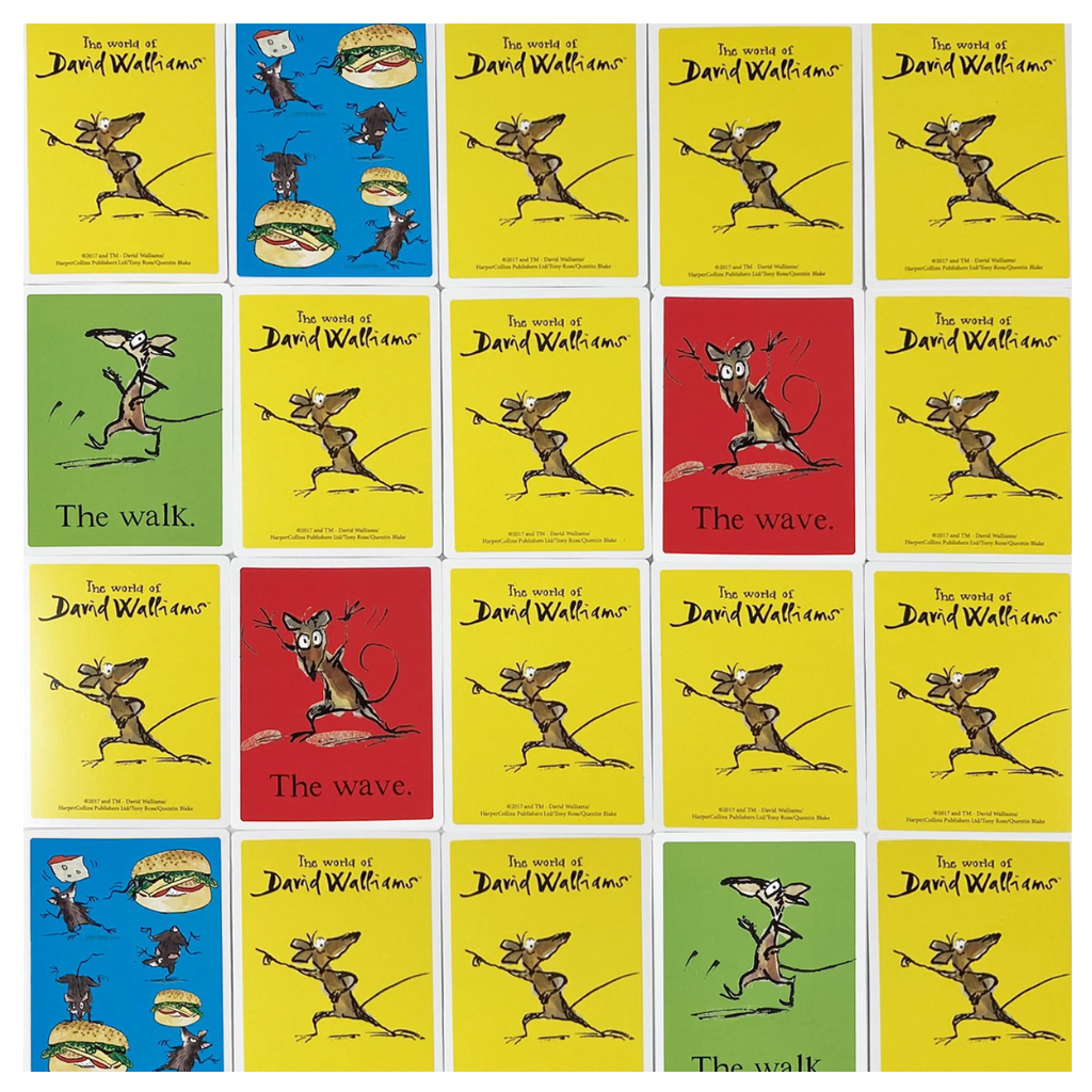 David Walliams Flush out the rat! Card Game – Toys4you