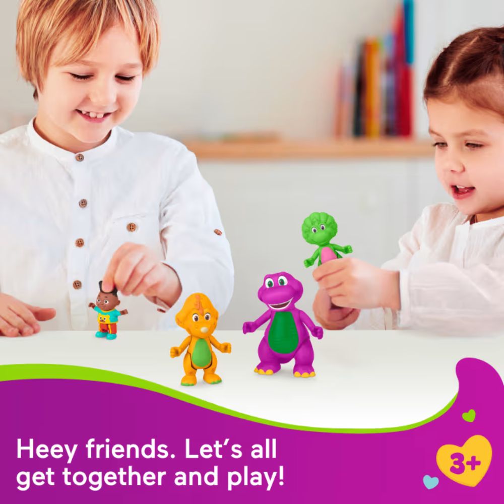 Fisher-Price Barney's World Hey Friends 4 Figure Pack – Toys4you