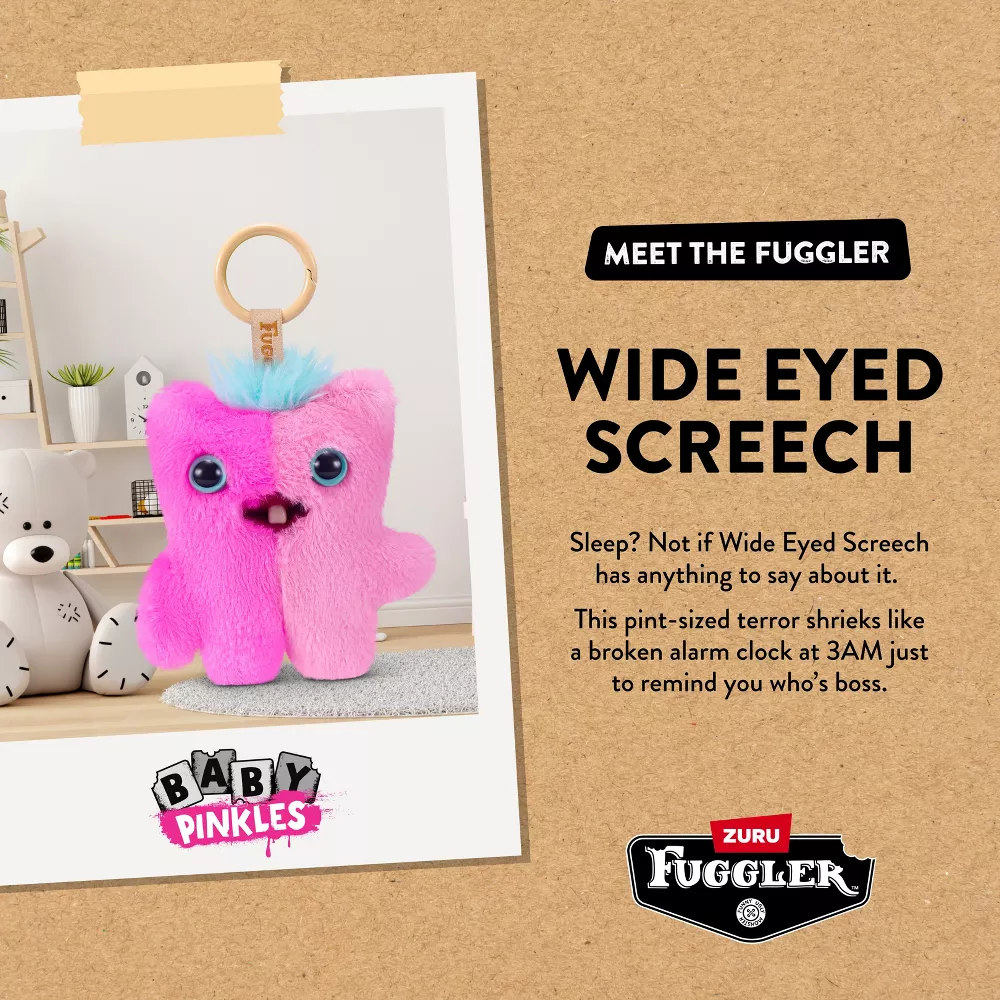 Fuggler Baby Pinkles Old Tooth Screech Stuffed Animal – Toys4you