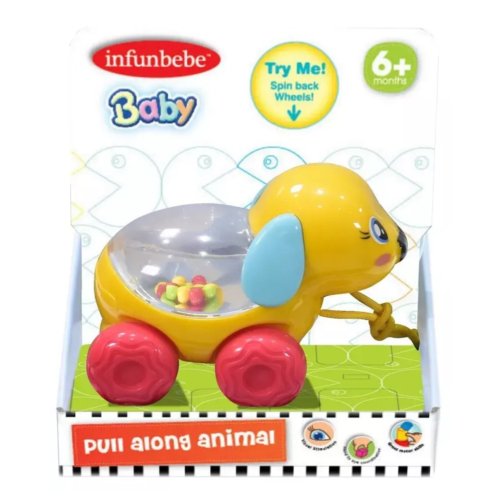 Infunbebe Pull Along Animal - Dog – Toys4you