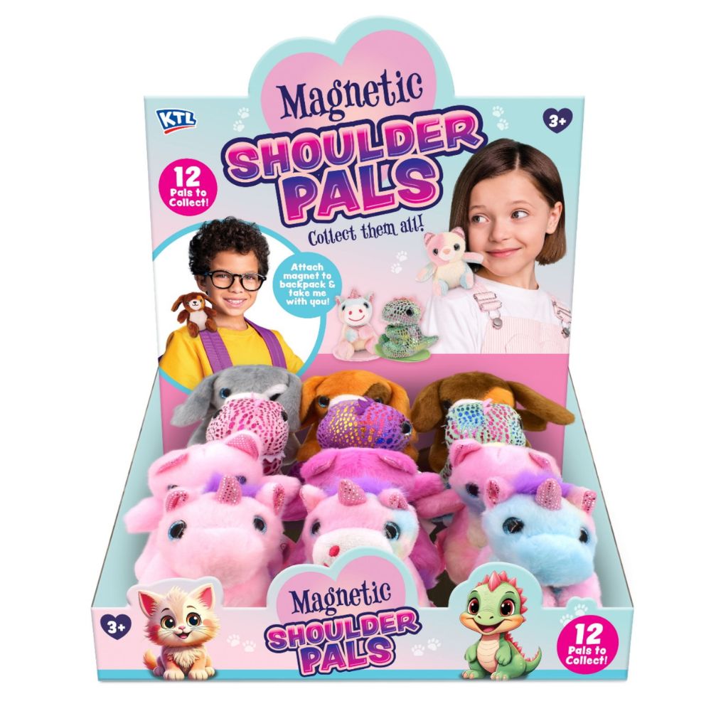 KTL Magnetic Shoulder Pals Dinosaur Plush Assorted – Toys4you