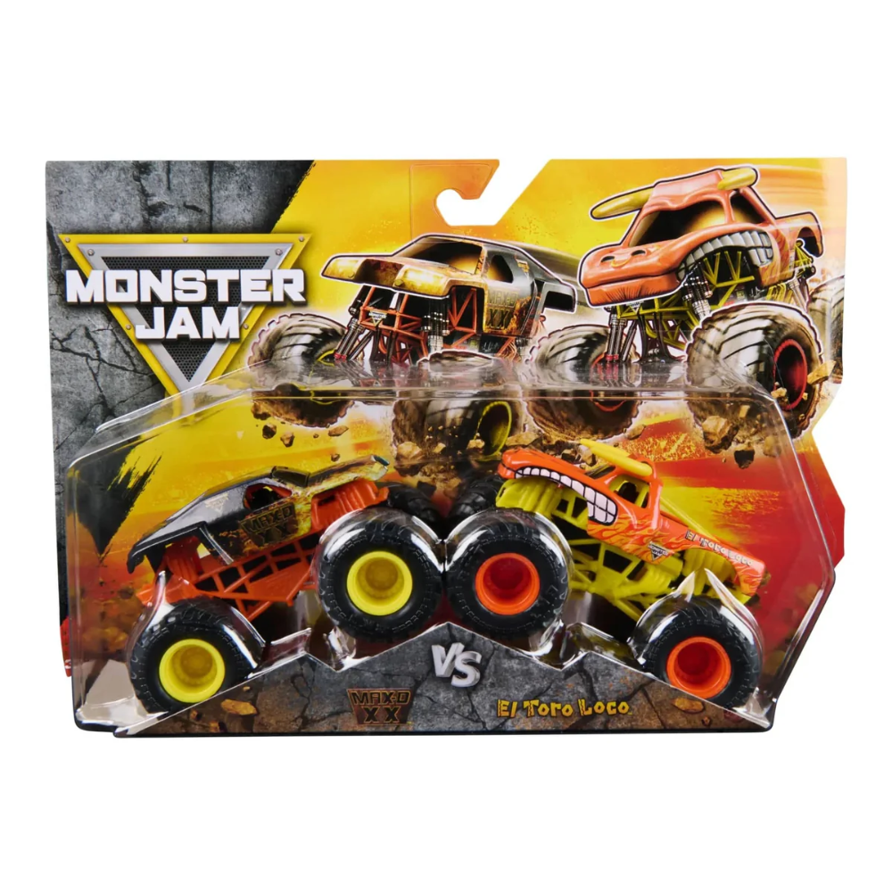 Monster Jam - 1:64 Series 33 - Max-D XX Vs El Toro Loco – Toys4you