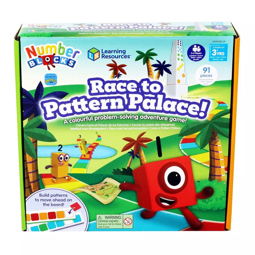 Numberblocks Race to Pattern Palace Children's Board Game – Toys4you