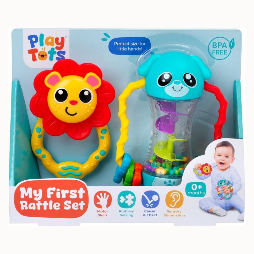 Play Tots My First Rattle Set Assorted – Toys4you