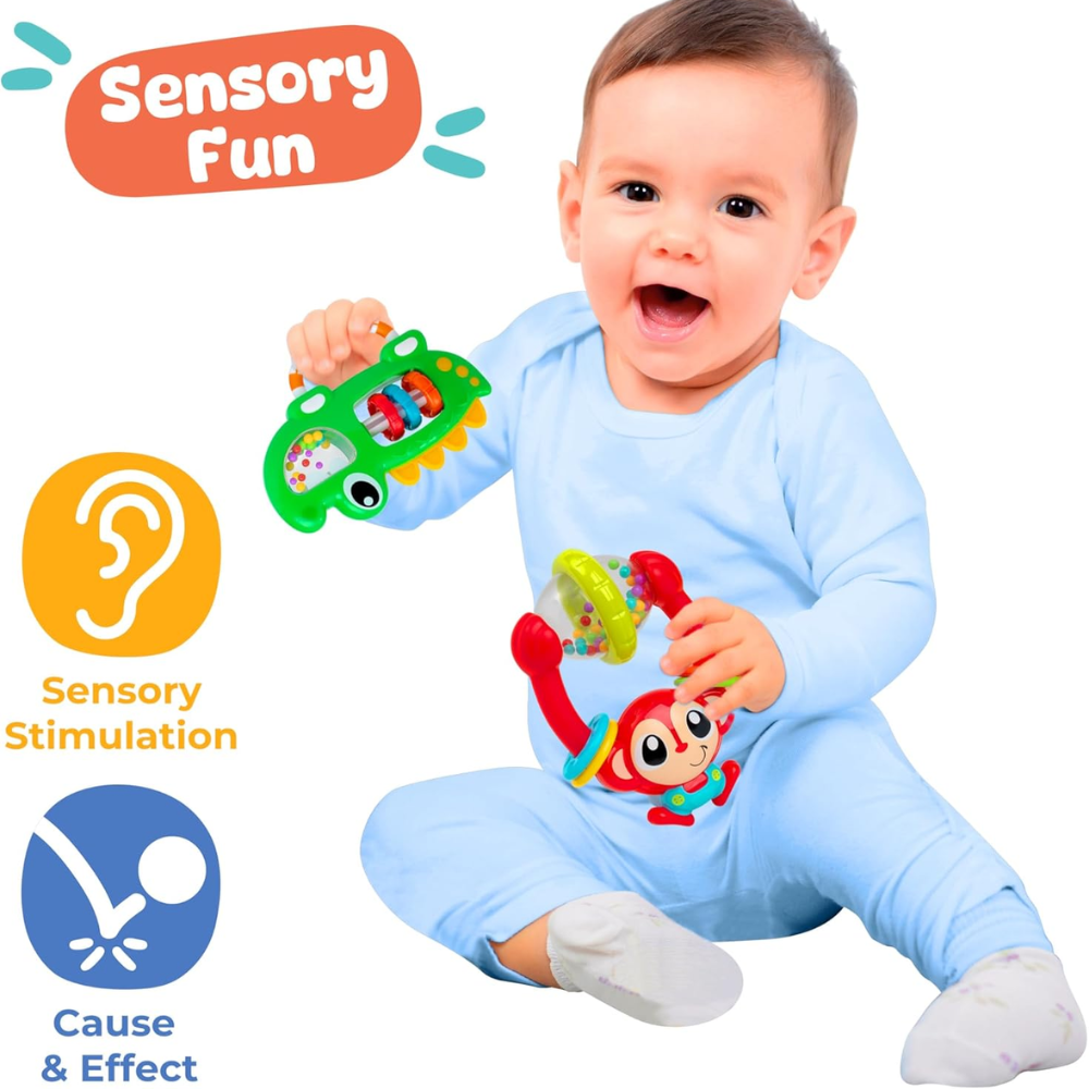 Play Tots My First Rattle Set Assorted – Toys4you