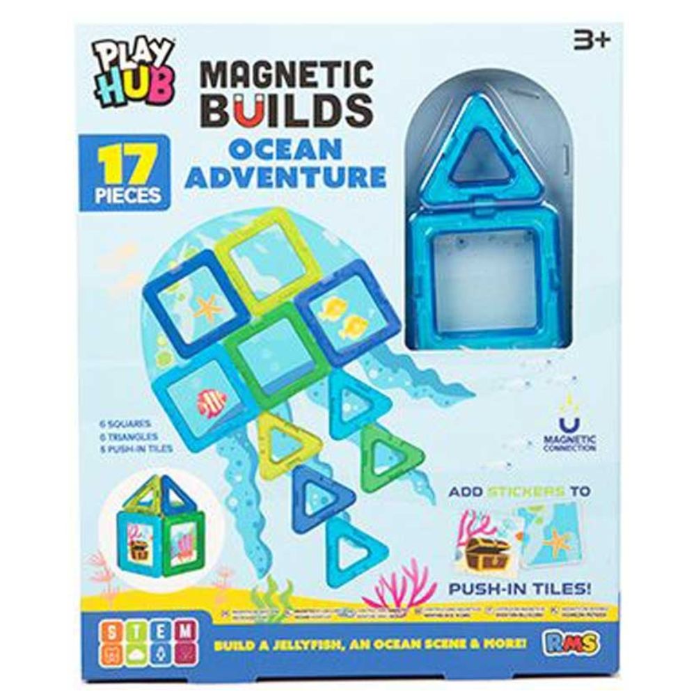 RMS Magtastic 17pc Magnetic Building Blocks – Toys4you