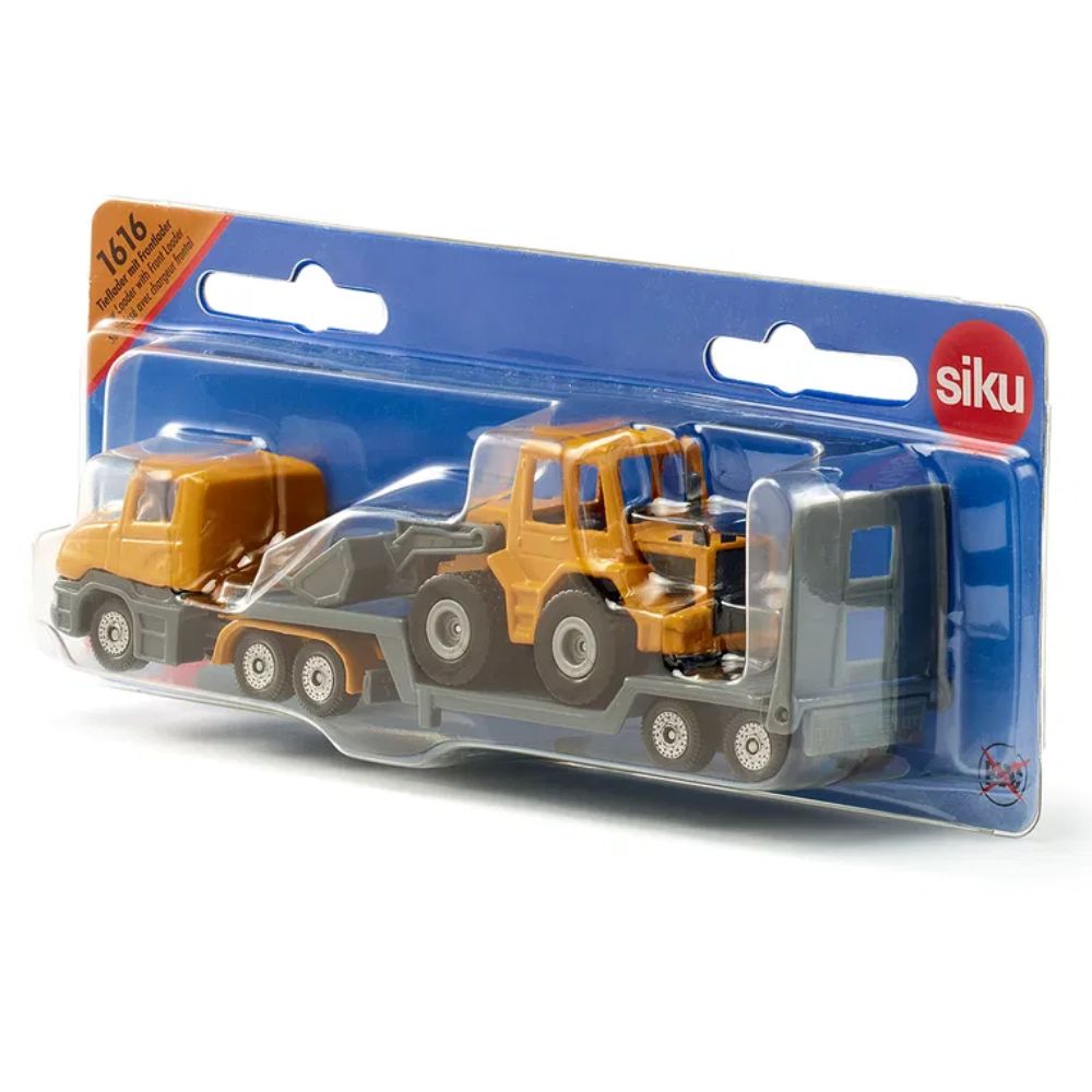 Siku 1616 Low Loader with Front Loader – Toys4you