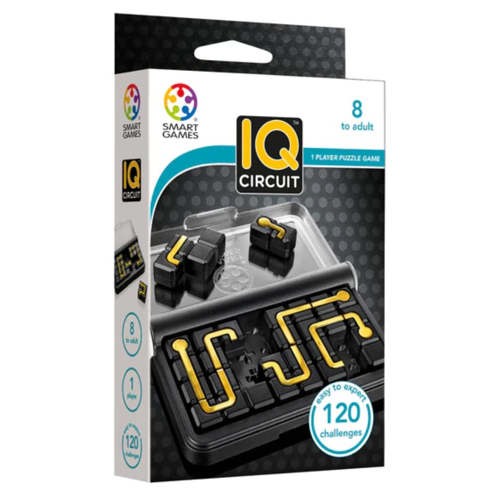 Smart games IQ Circuit, Puzzle Game with 120 Challenges – Toys4you