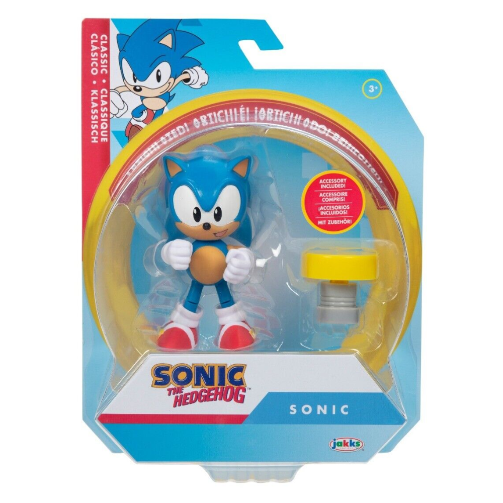 Sonic the Hedgehog Classic Sonic with Spring – Toys4you