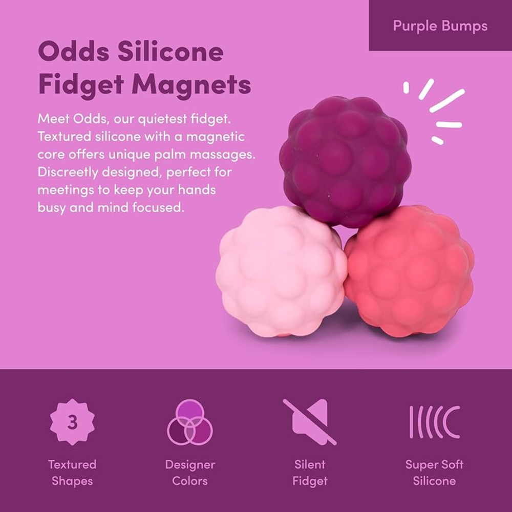 Speks Odds Soft Silicone Fidget Magnets Purple – Toys4you