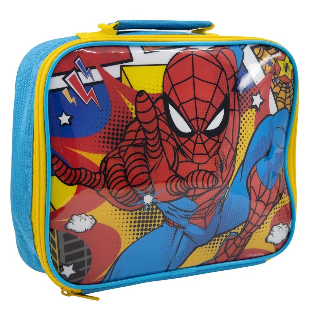Spiderman Rectangular Cooler Lunch Bag School – Toys4you