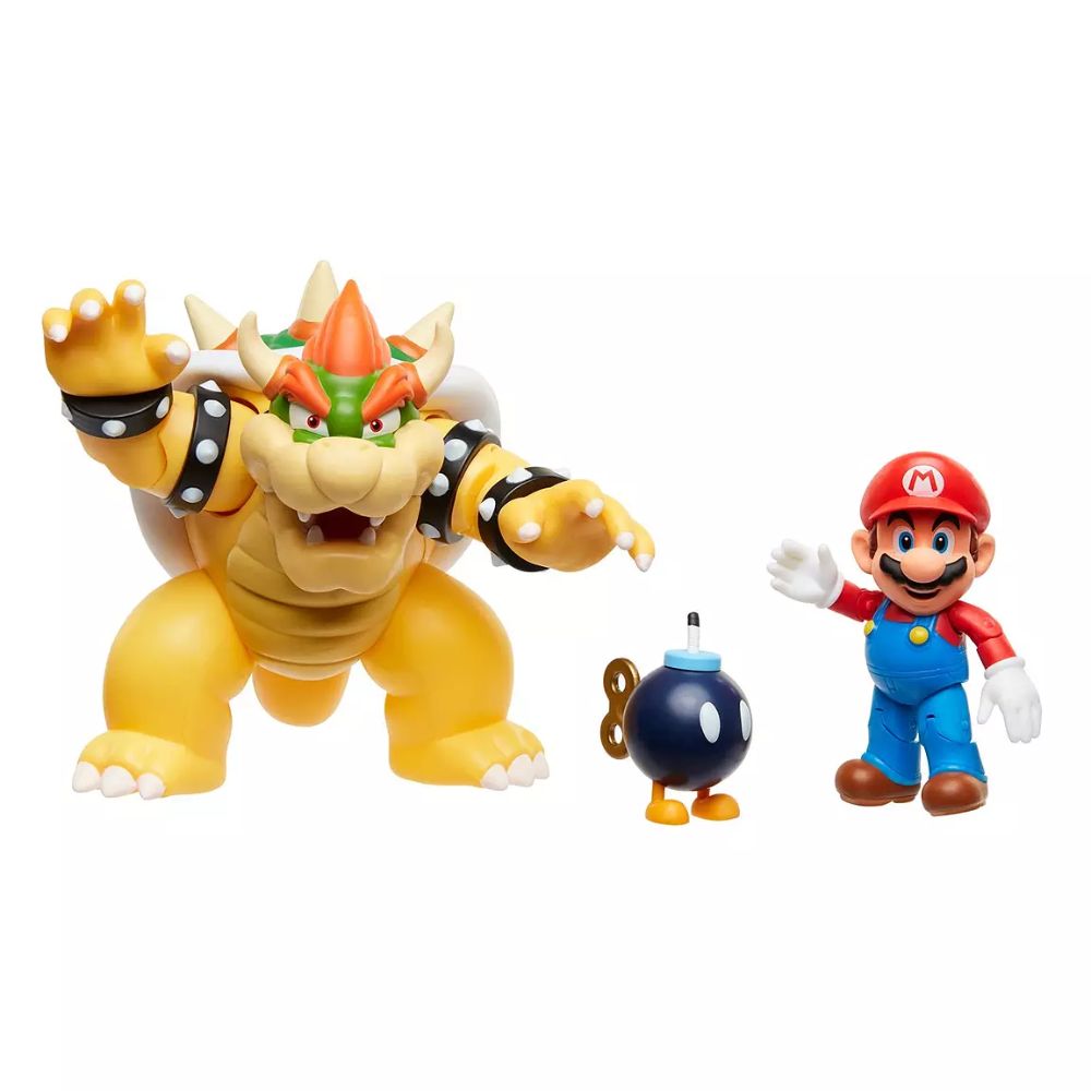 Super Mario Nintendo Mario Vs Bowser Set – Toys4you