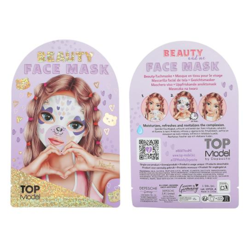 TOPModel Beauty Face Mask BEAUTY and ME – Toys4you