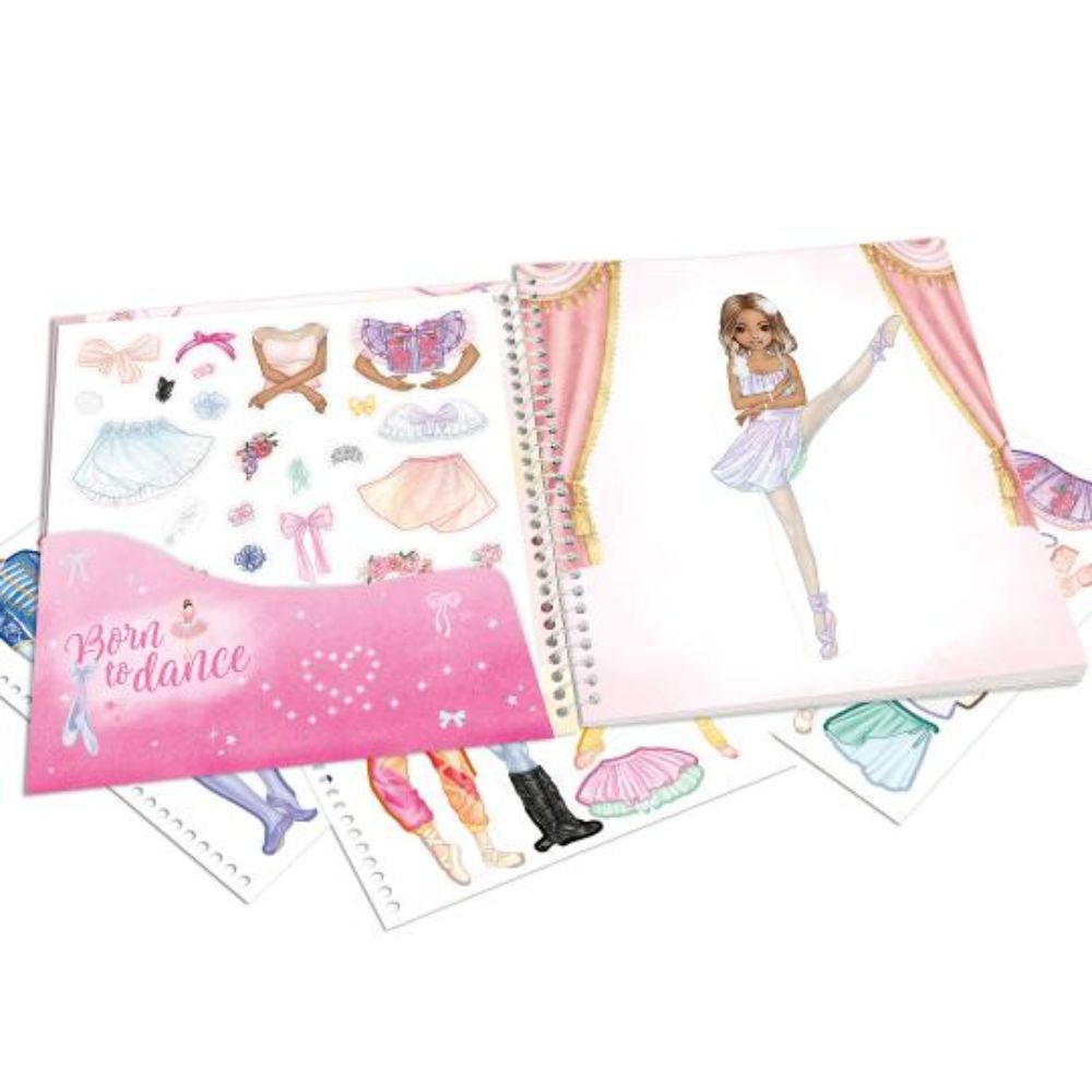 TOPModel Dress Me Up Stickerbook BALLET – Toys4you