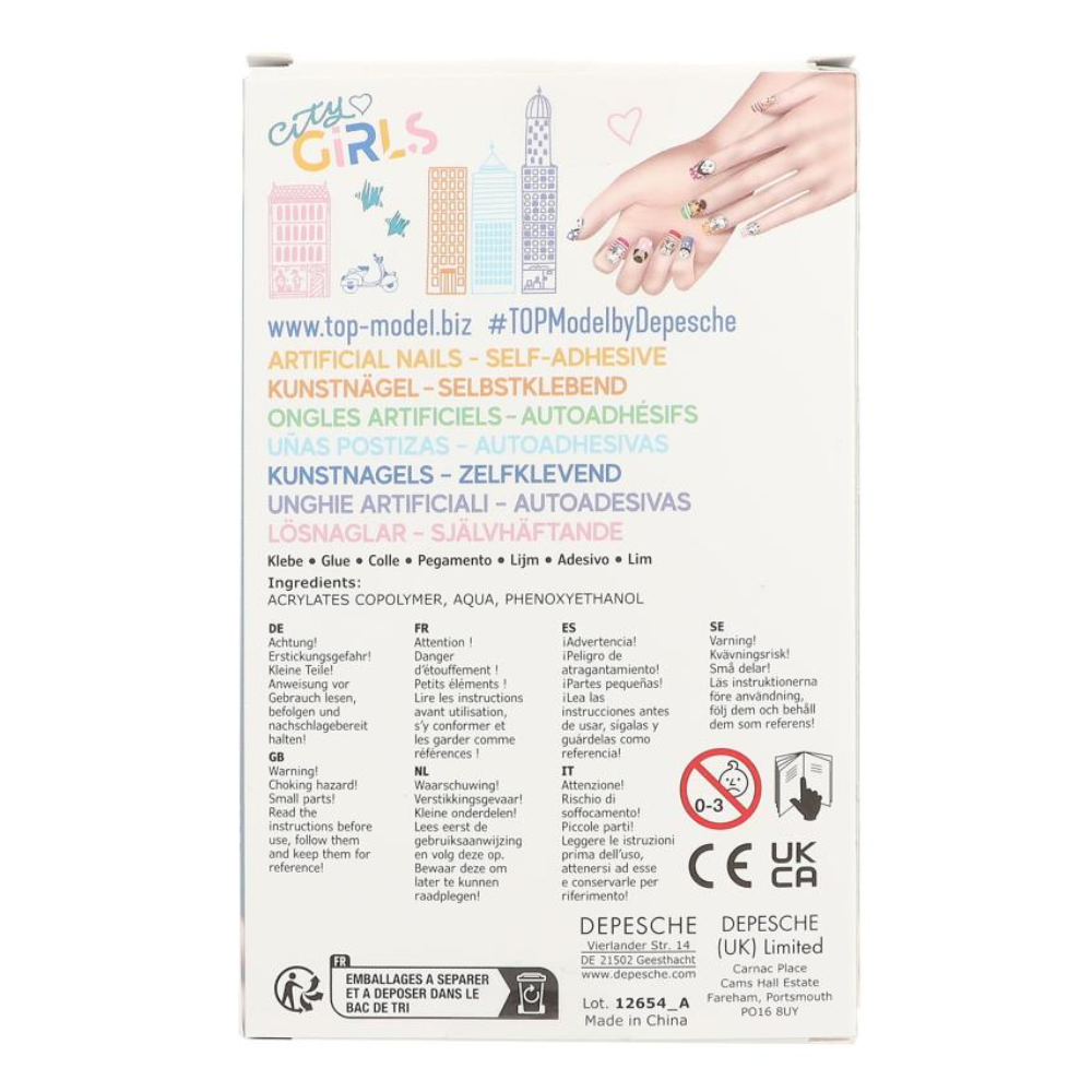 TOPModel Artificial Nails CITY GIRLS – Toys4you