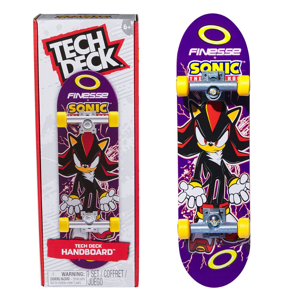 Tech Deck Finesse X Sonic the Hedgehog Handboard – Toys4you