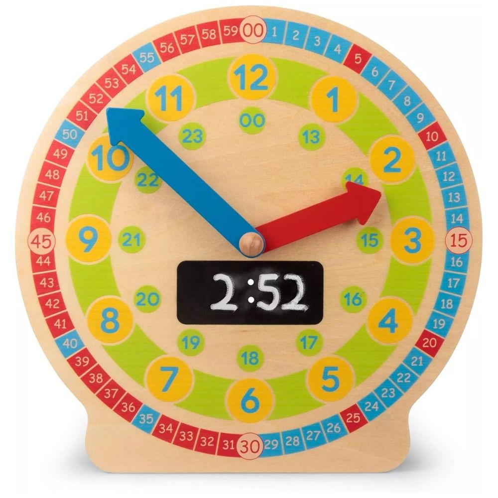 Tobar Wooden Learning Clock – Toys4you