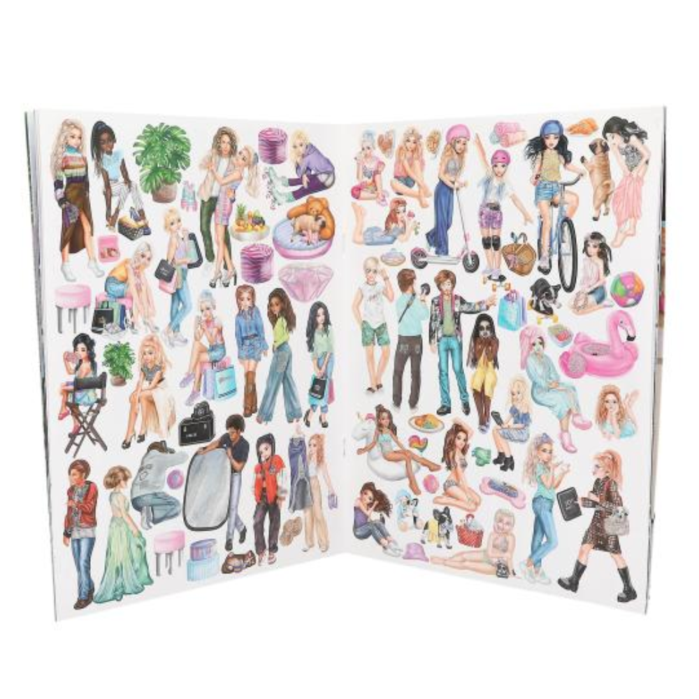 Top Model Stickerworld Designer Activity Book – Toys4you