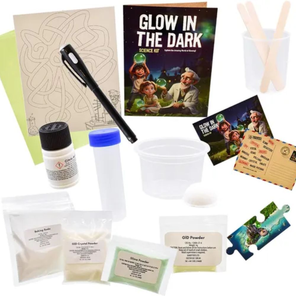 World of Science STEM Glow In The Dark Kids Experiment Science Kit ...