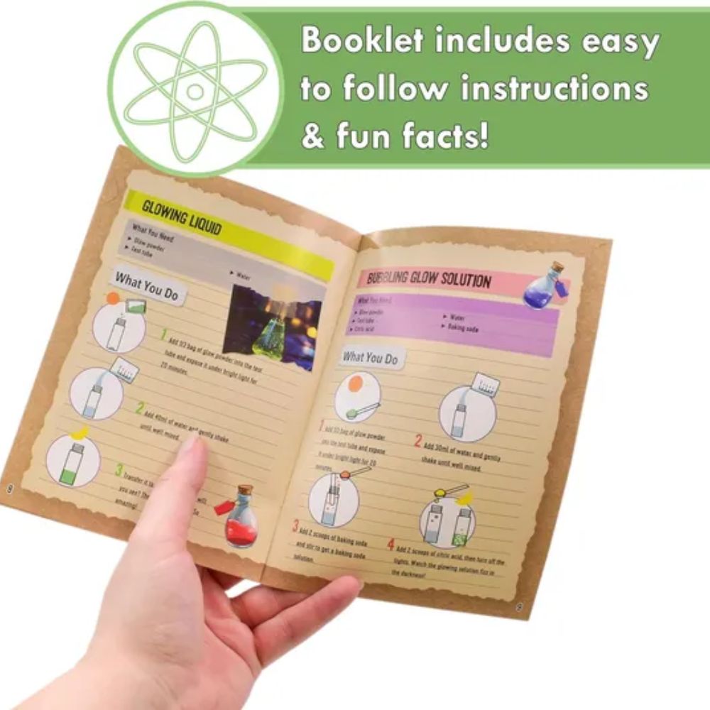 World of Science STEM Glow In The Dark Kids Experiment Science Kit ...