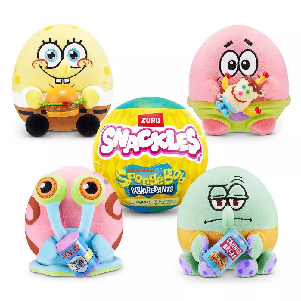 Zuru Snackles 5" Capsule Spongebob Squarepants Assorted – Toys4you