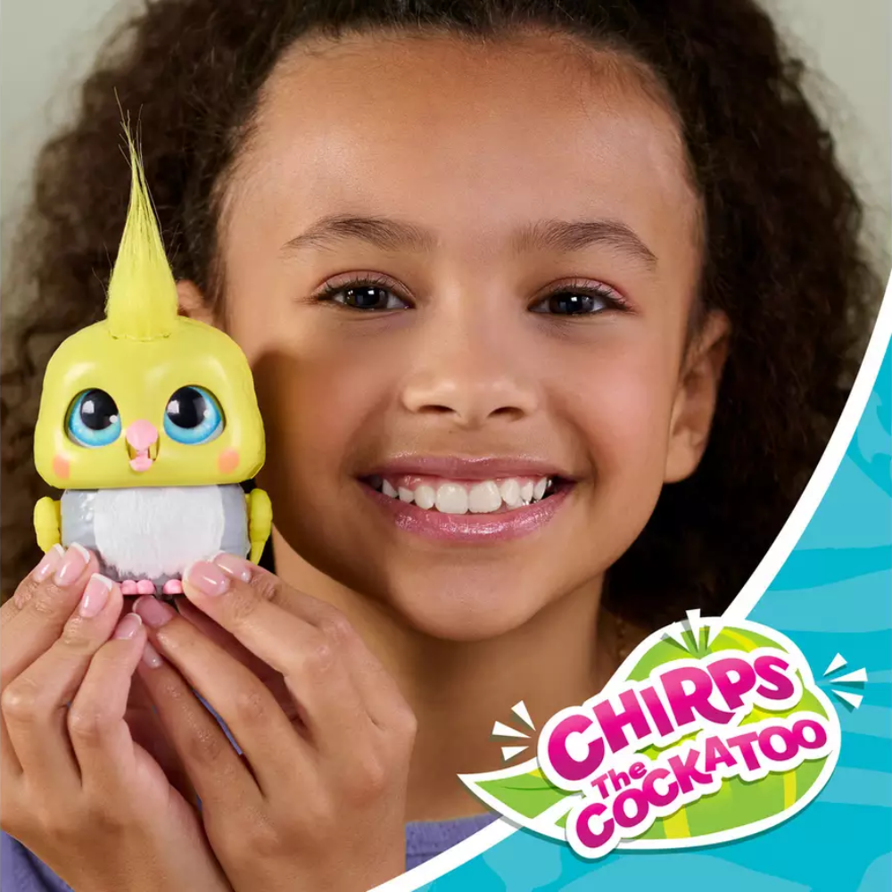furReal Handfuls Chirps The Cockatoo Interactive Soft Toy – Toys4you